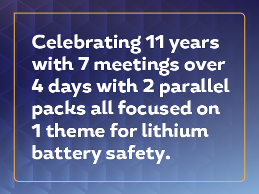 Battery Safety Summit | October 13-16, 2020 | Alexandria, VA