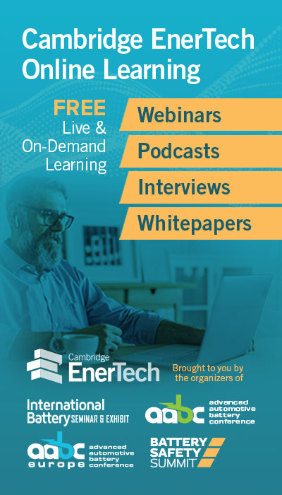 Solid-State Battery Summit Virtual